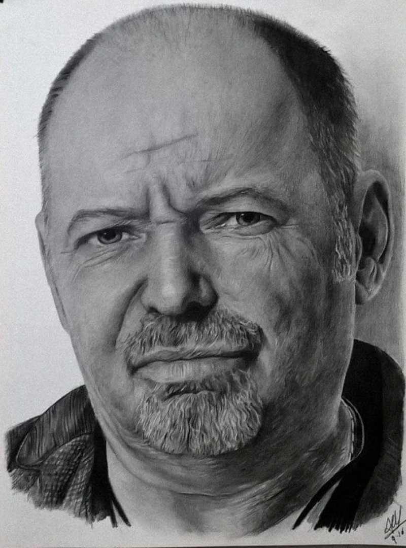 Alessandro Masuzzo - Vasco ritratto iperrealistico da 30x40 cm